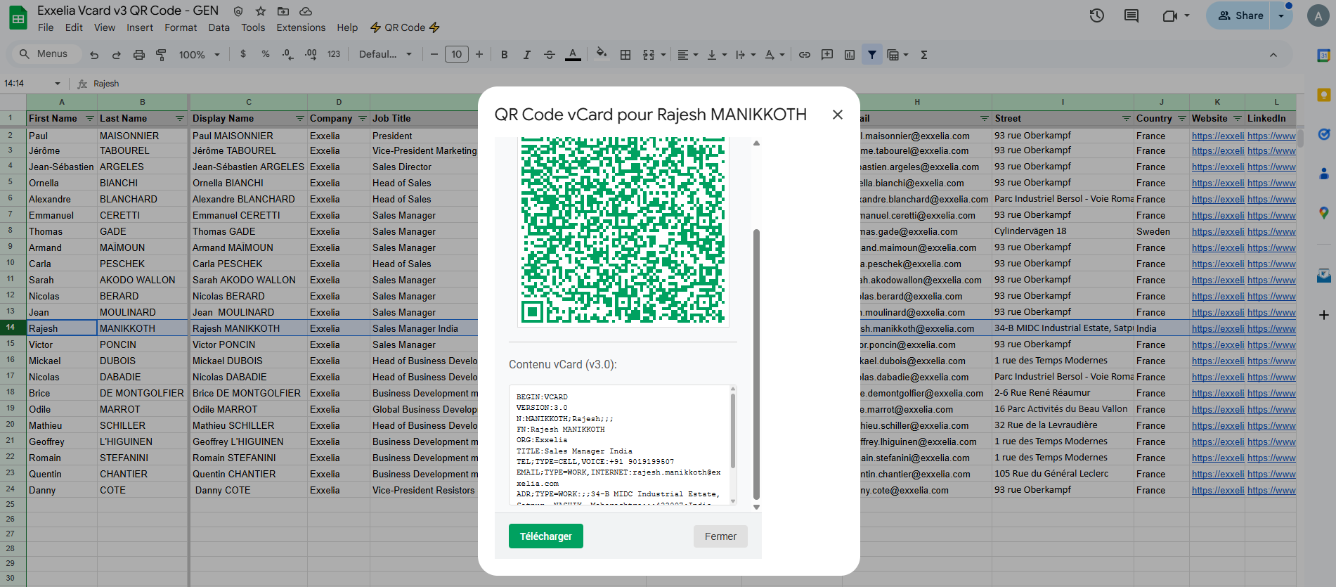 Automated Business vCard QR Codes - GOCEPT.IO